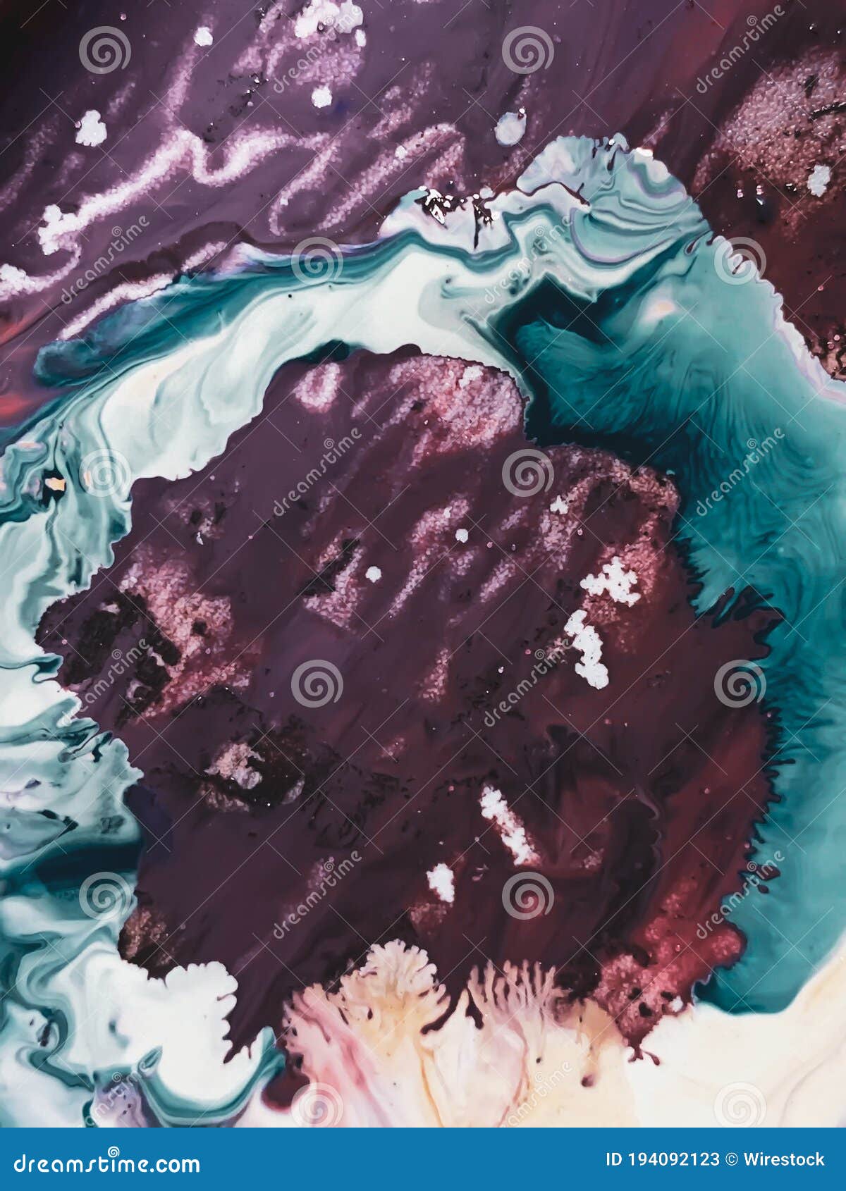 Beautiful Color Splash Art Perfect for Background Usage Stock Image ...