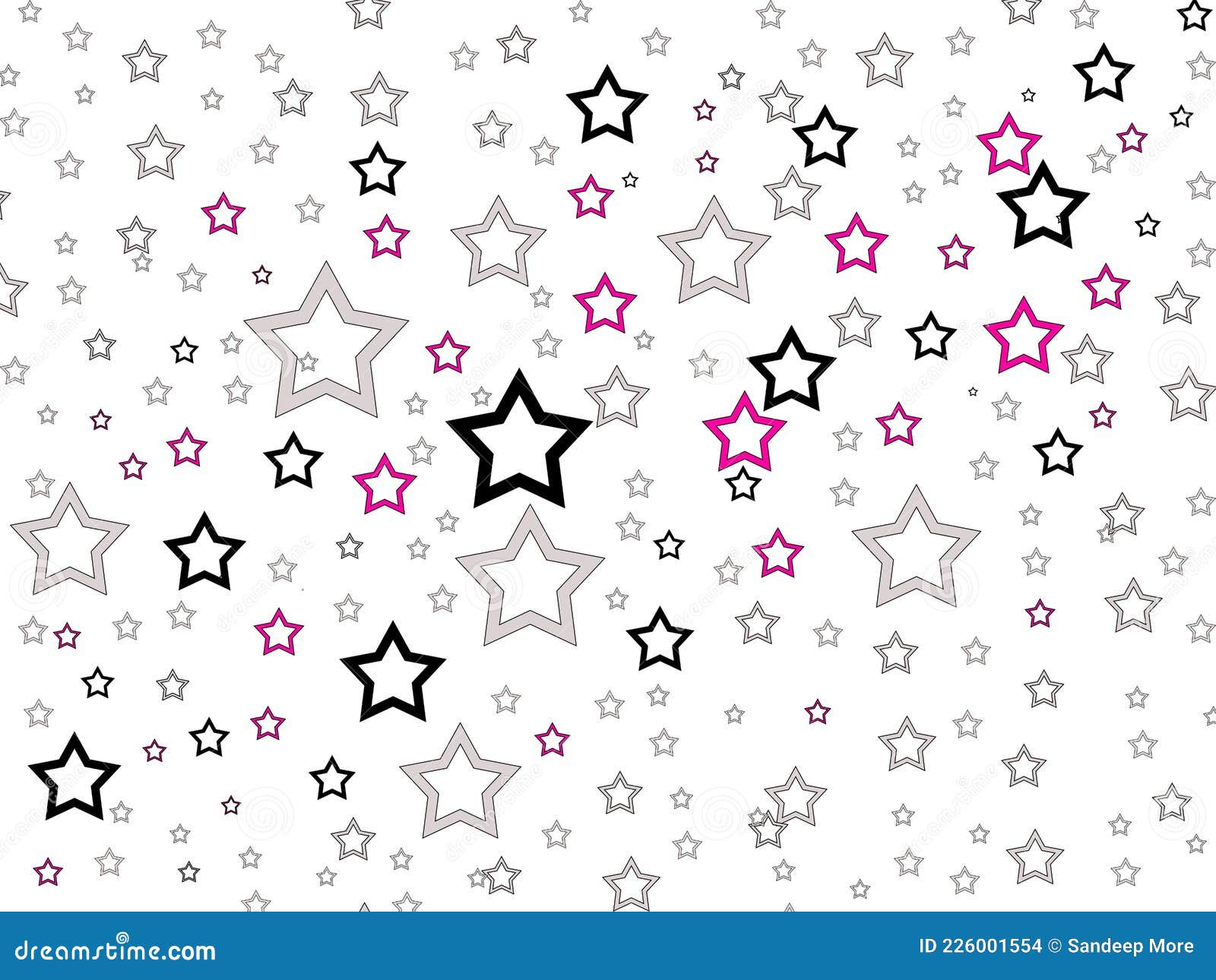 Beautiful Color Star Background in New Modern Style Stock Illustration ...