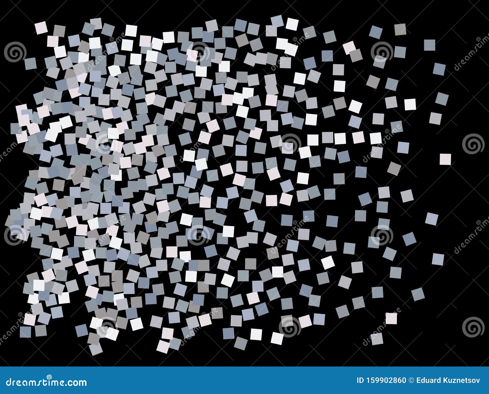 Beautiful Colored Falling Squares Stock Illustration - Illustration of ...