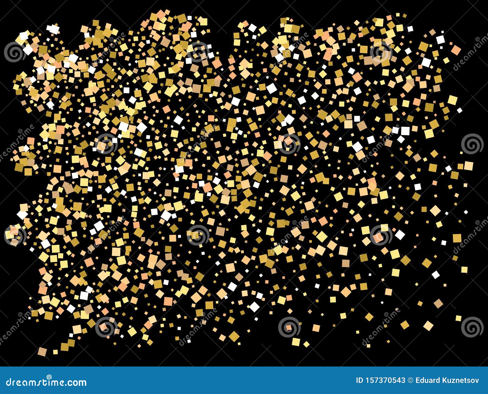 Beautiful Colored Falling Squares. Stock Vector - Illustration of color ...