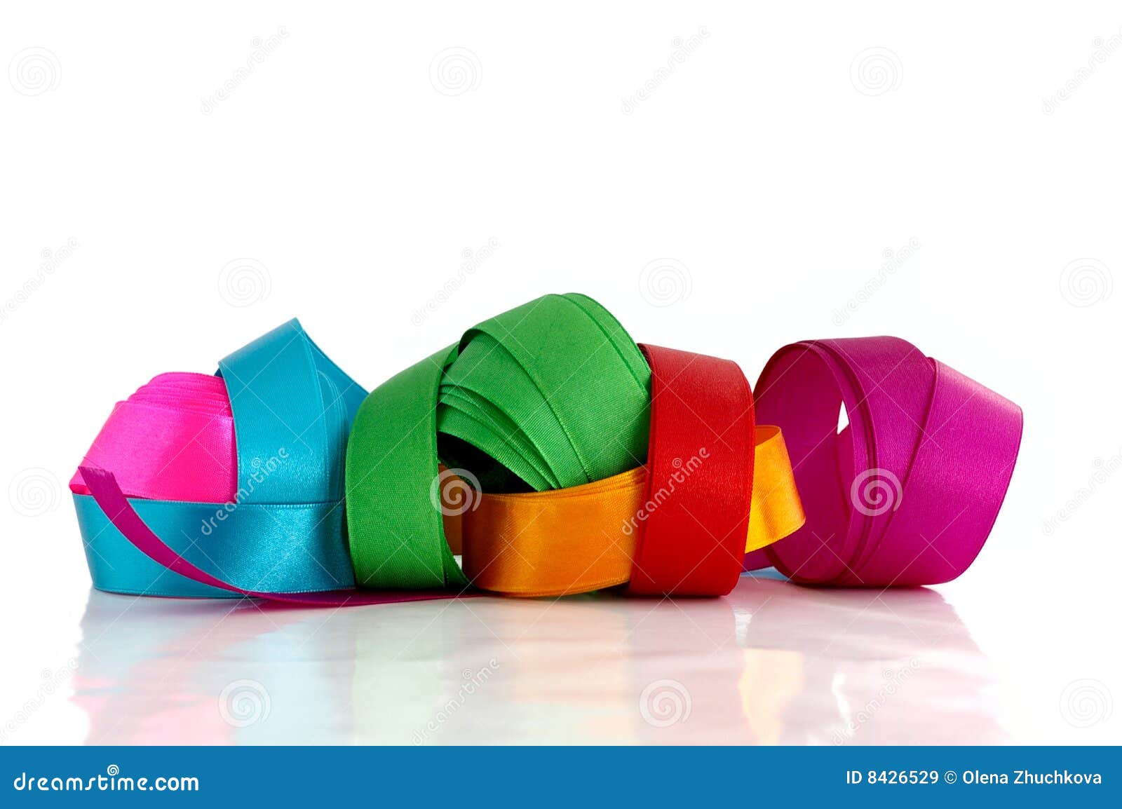 Beautiful colored ribbons stock image. Image of ribbon - 8426529