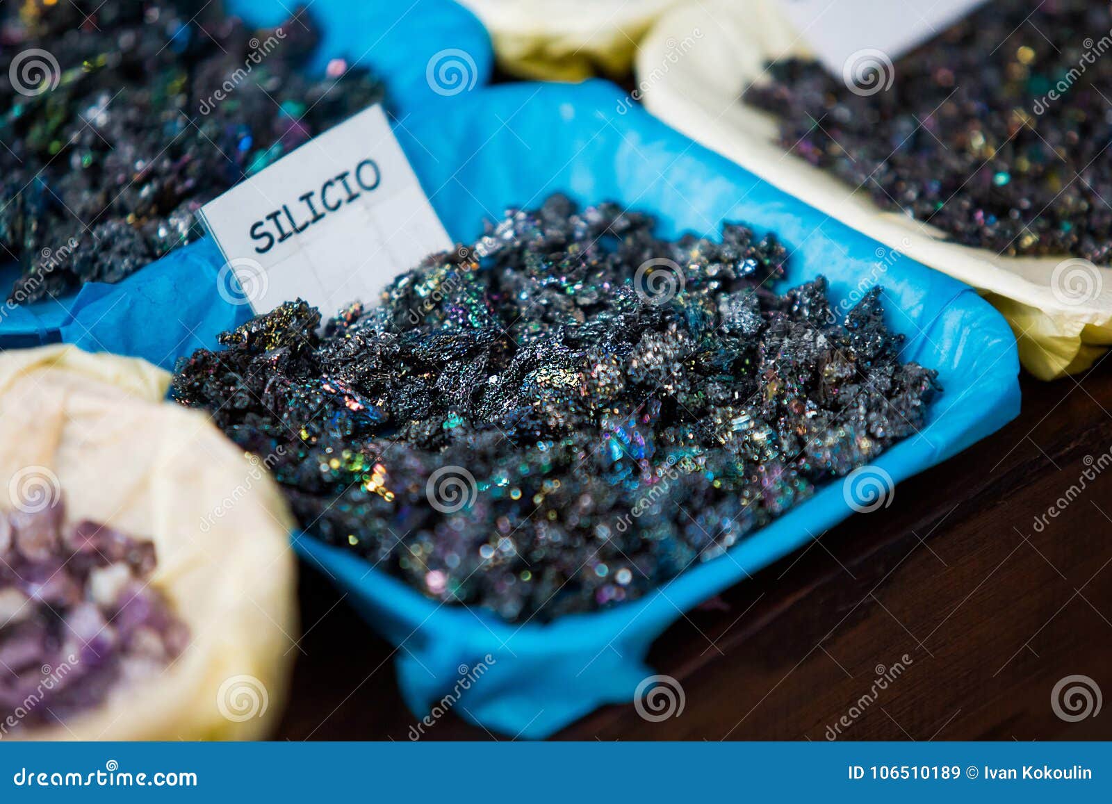 Beautiful Colored Silicon Stones Stock Image - Image of nature, stone ...