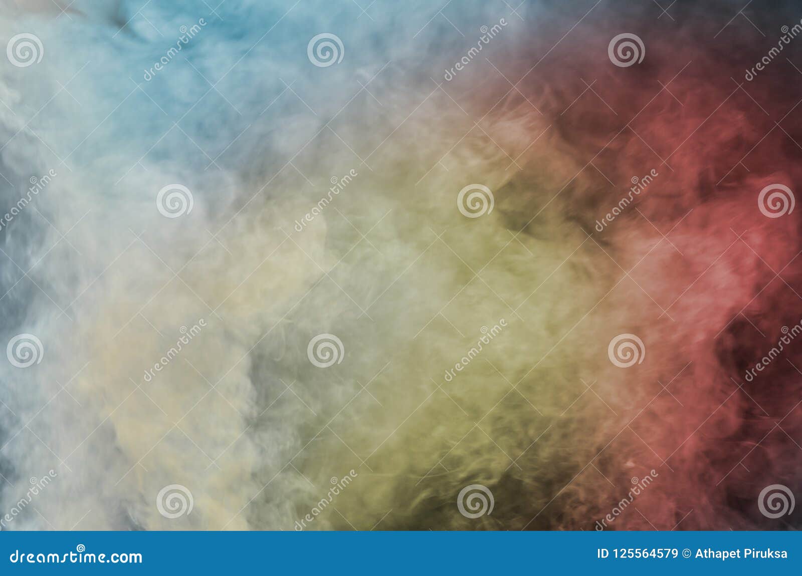 Beautiful Colored Smokes in the Dark Stock Image - Image of stream ...