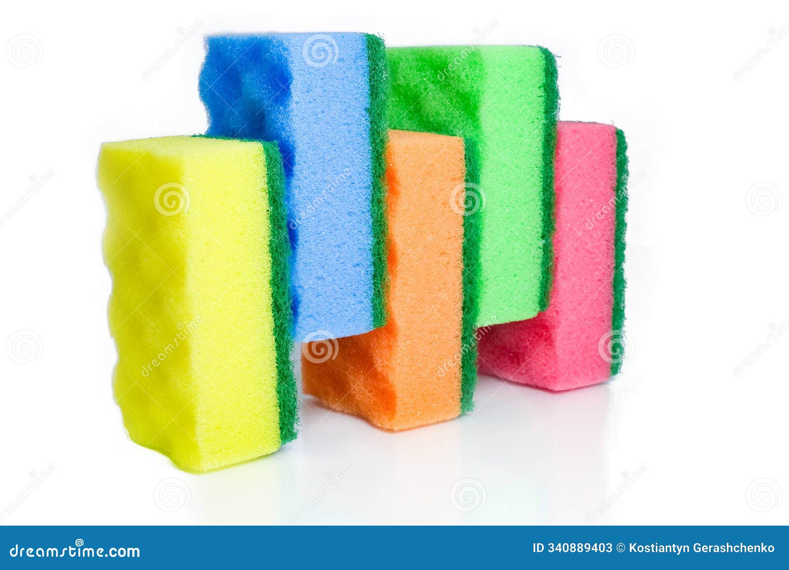 Colored Sponges For Applying Makeup. Makeup Sponges Of Different Shapes ...