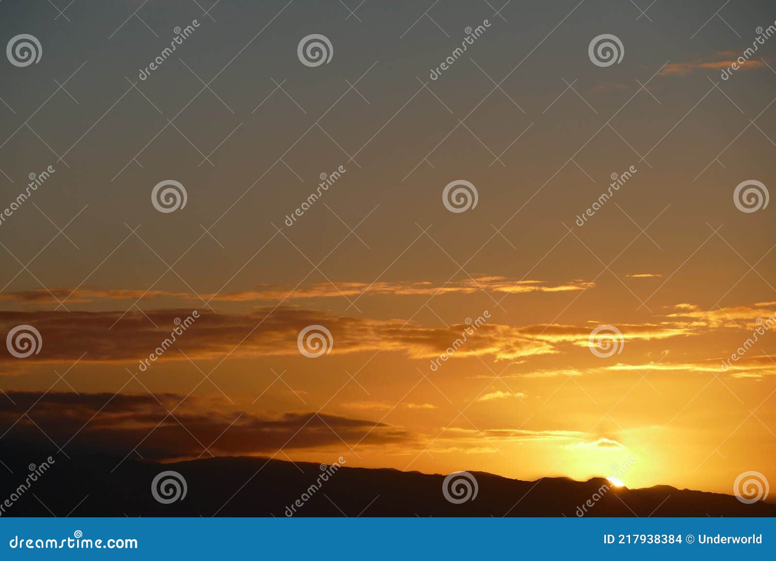 Beautiful Colored Sunset stock photo. Image of sunlight - 217938384