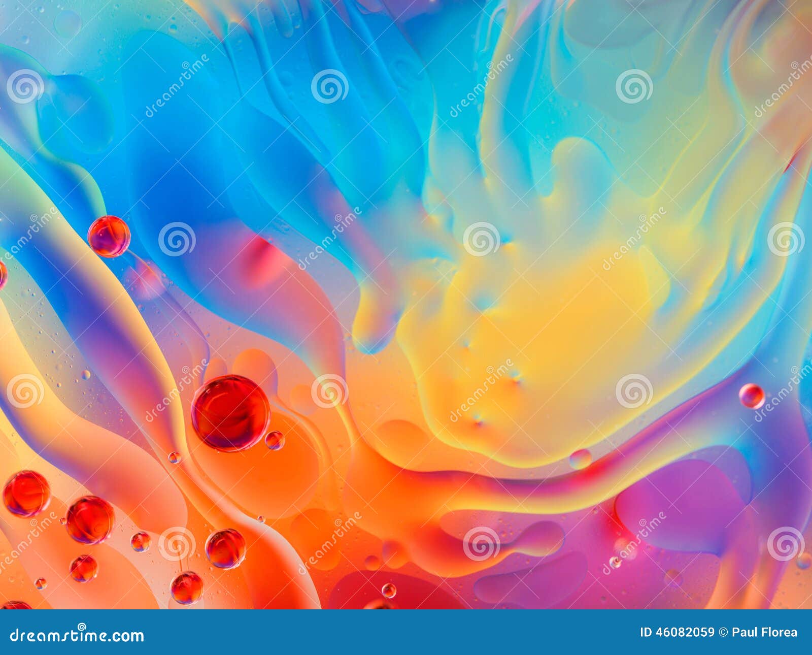 Beautiful Colorful Backdrop Stock Image - Image of chemistry, oily ...