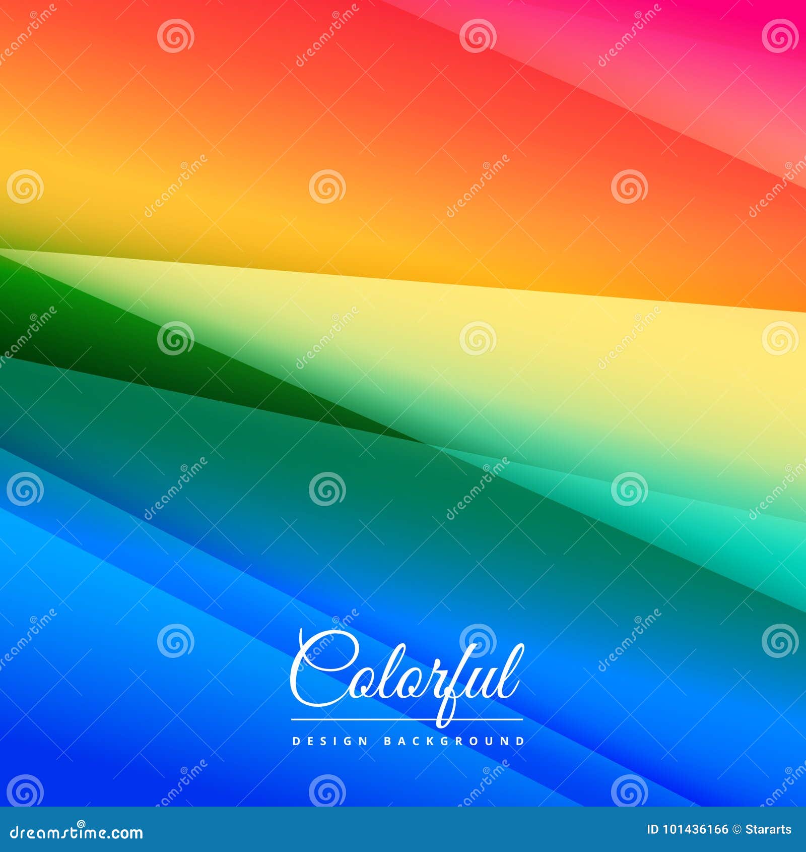 Beautiful Colorful Background Design Poster Vector Design Illustration ...