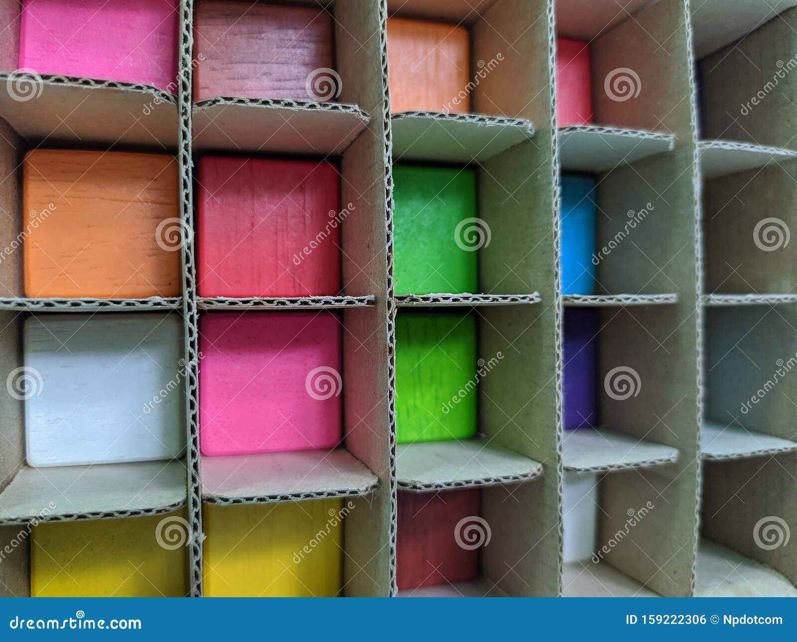Beautiful Colorful Boxes Built in Thailand. Stock Photo - Image of ...