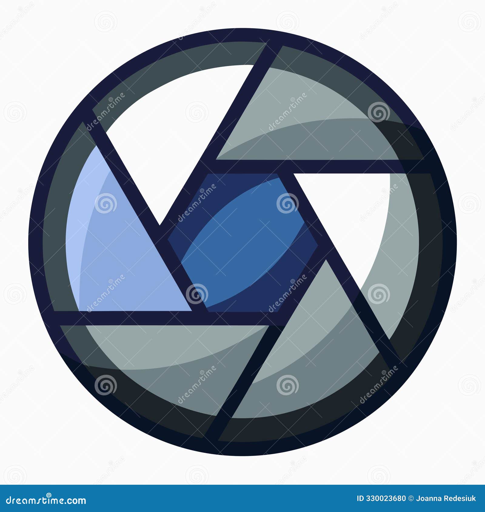 Colorful Dslr Camera Shutter Logo Stock Illustration - Illustration of ...