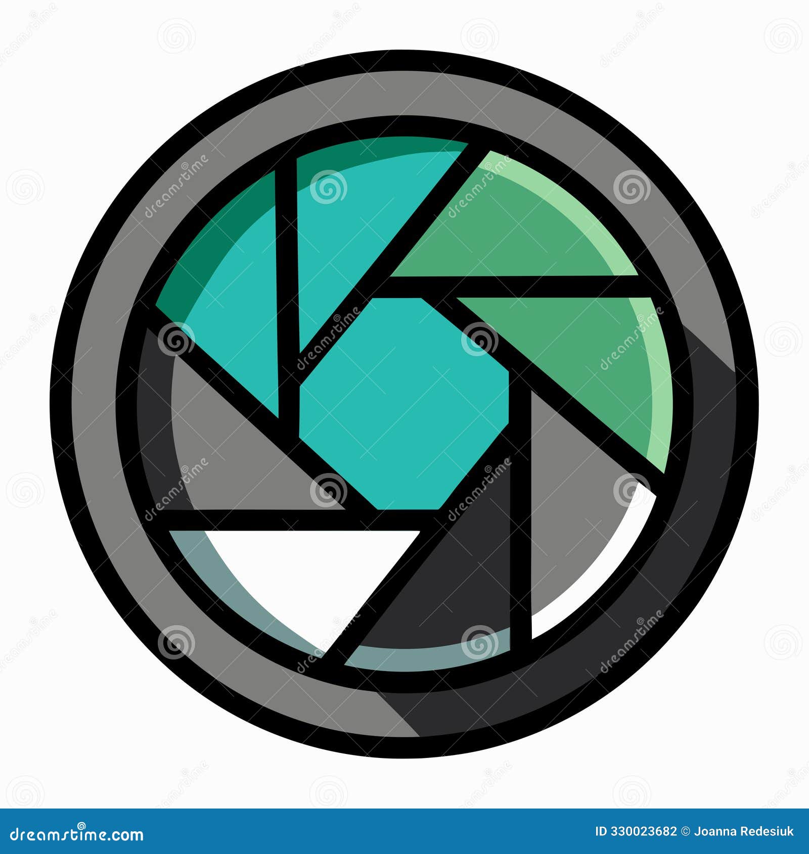 Colorful Dslr Camera Shutter Logo Stock Illustration - Illustration of ...