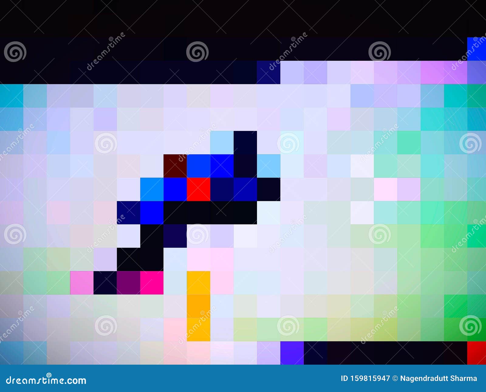 A Noteworthy Graphical Design Of Colorful Cute Pattern Of Squares Stock ... A Noteworthy Graphical Design Of Colorful Cute Pattern Of Squares Stock ...