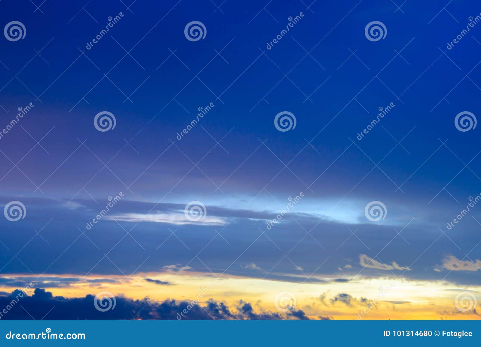 Beautiful Colorful Sky and Cloud in Twilight Time Background Stock ...