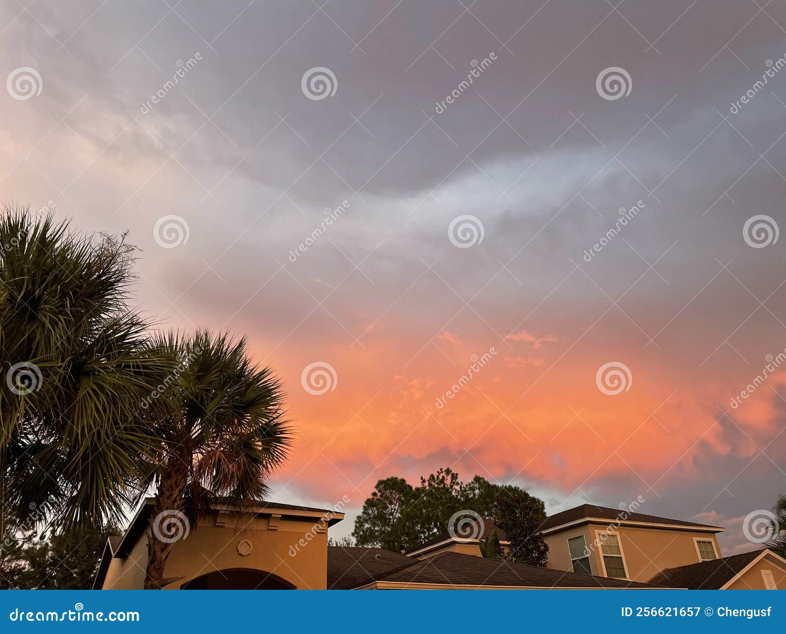 Beautiful Colorful Sun Set Cloud Stock Image - Image of real, nature ...