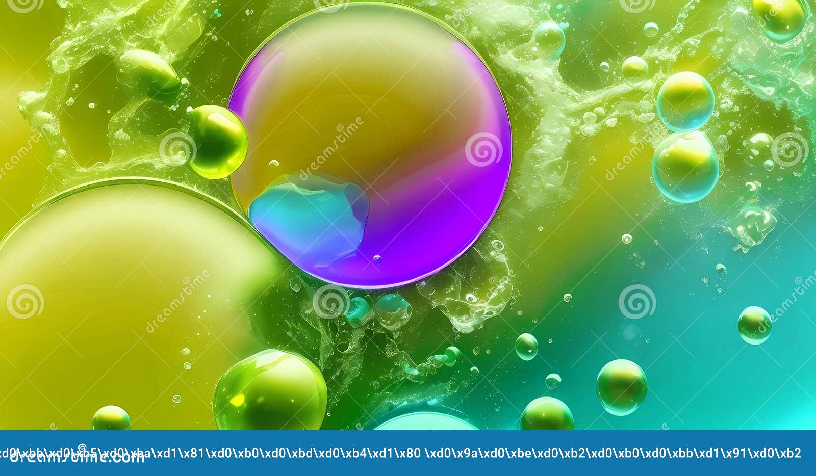 Beautiful Colorful Texture Concept with Bubbles Stock Illustration ...