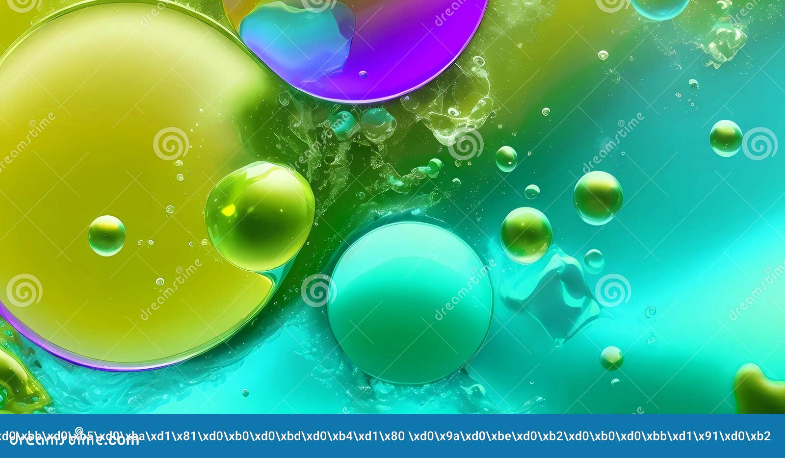 Beautiful Colorful Texture Concept with Bubbles Stock Illustration ...