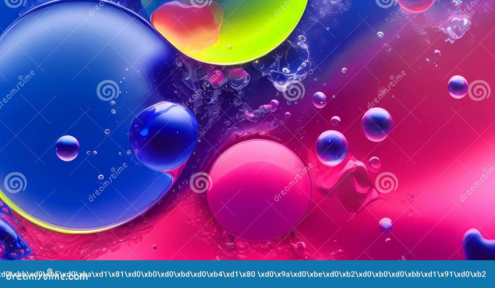 Beautiful Colorful Texture Concept with Bubbles Stock Illustration ...