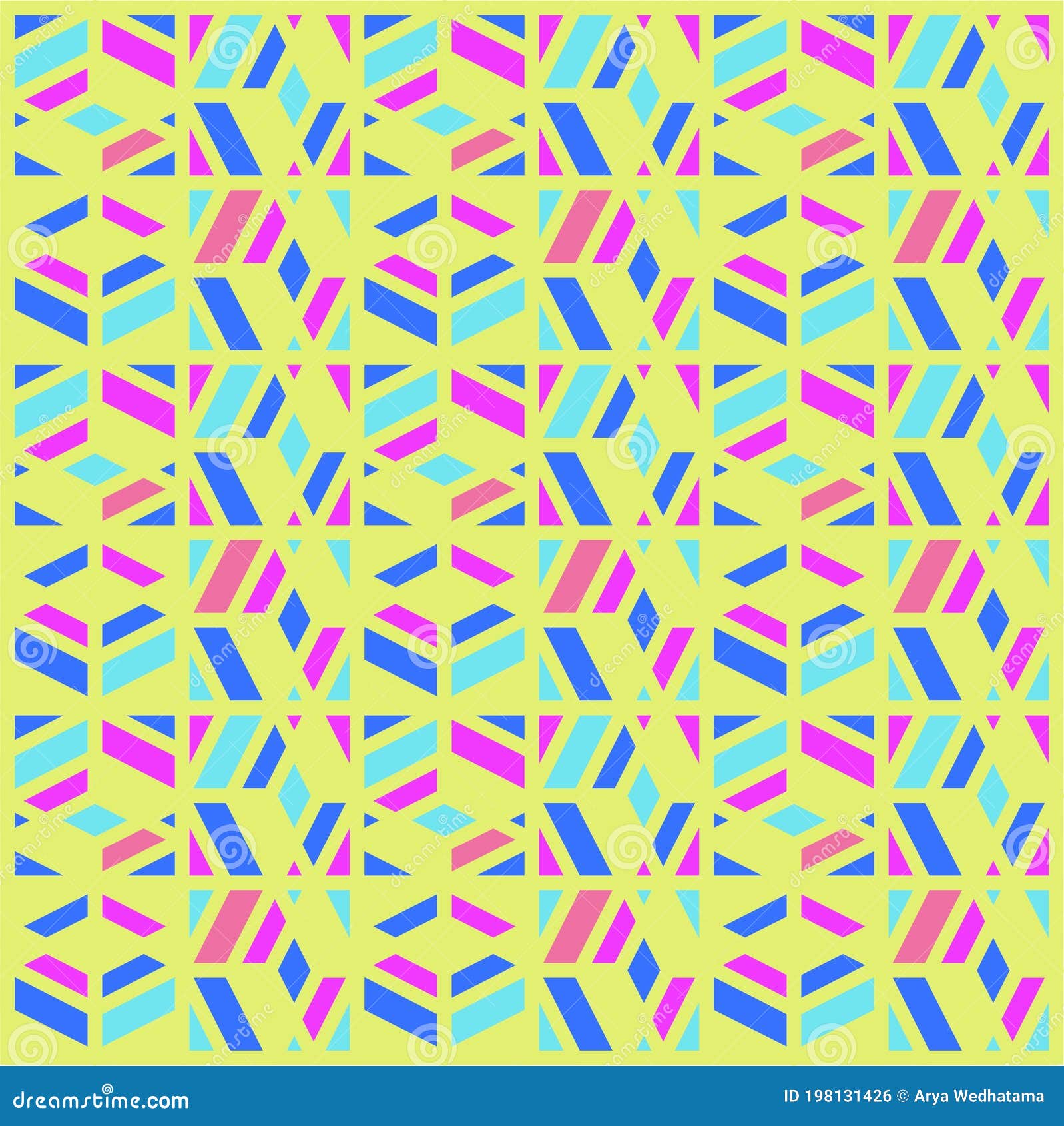 Beautiful of Colorful Triangle Geometric, Repeated, Abstract ...
