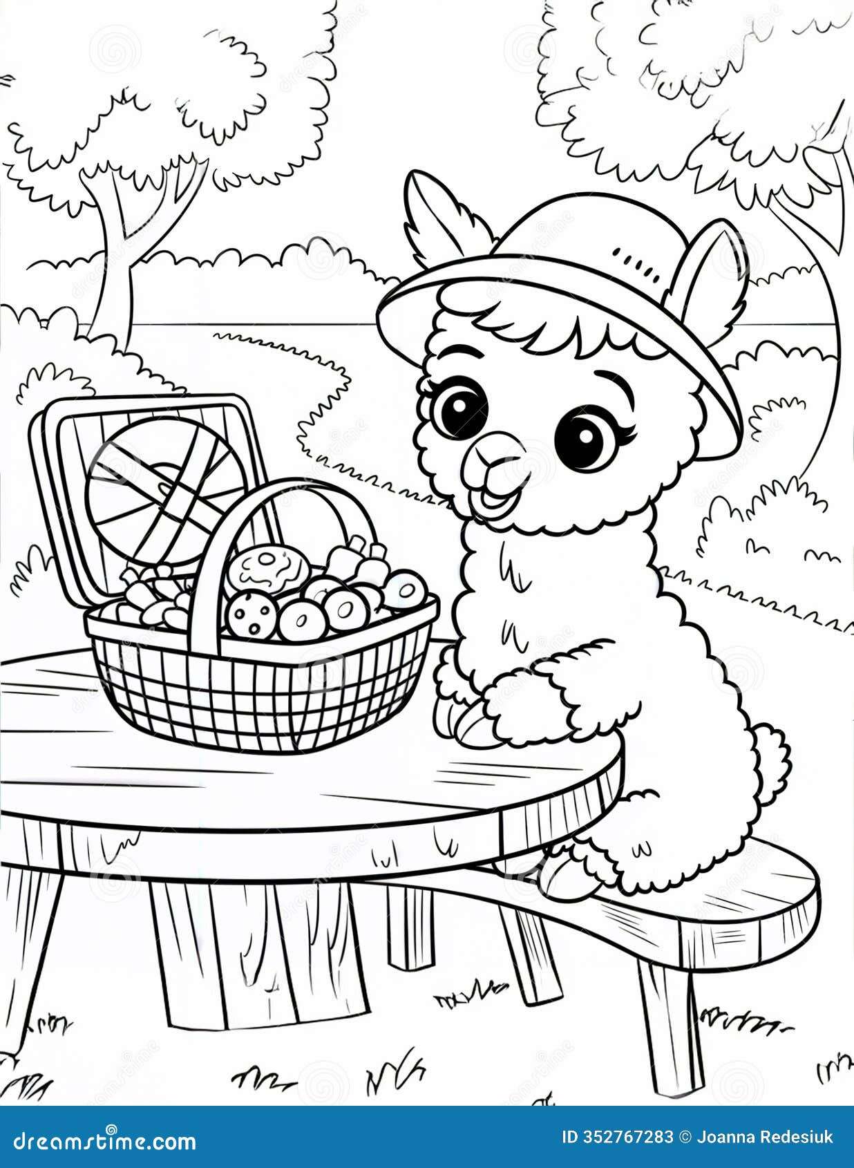 Beautiful Coloring Book Page With Cosmic Pattern Vector Illustration ...