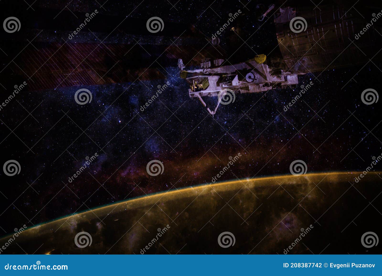 Beautiful Colors of Outer Space. Elements of this Image Furnished by ...