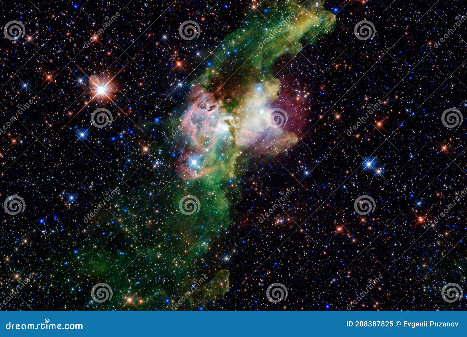 Beautiful Colors of Outer Space. Elements of this Image Furnished by ...