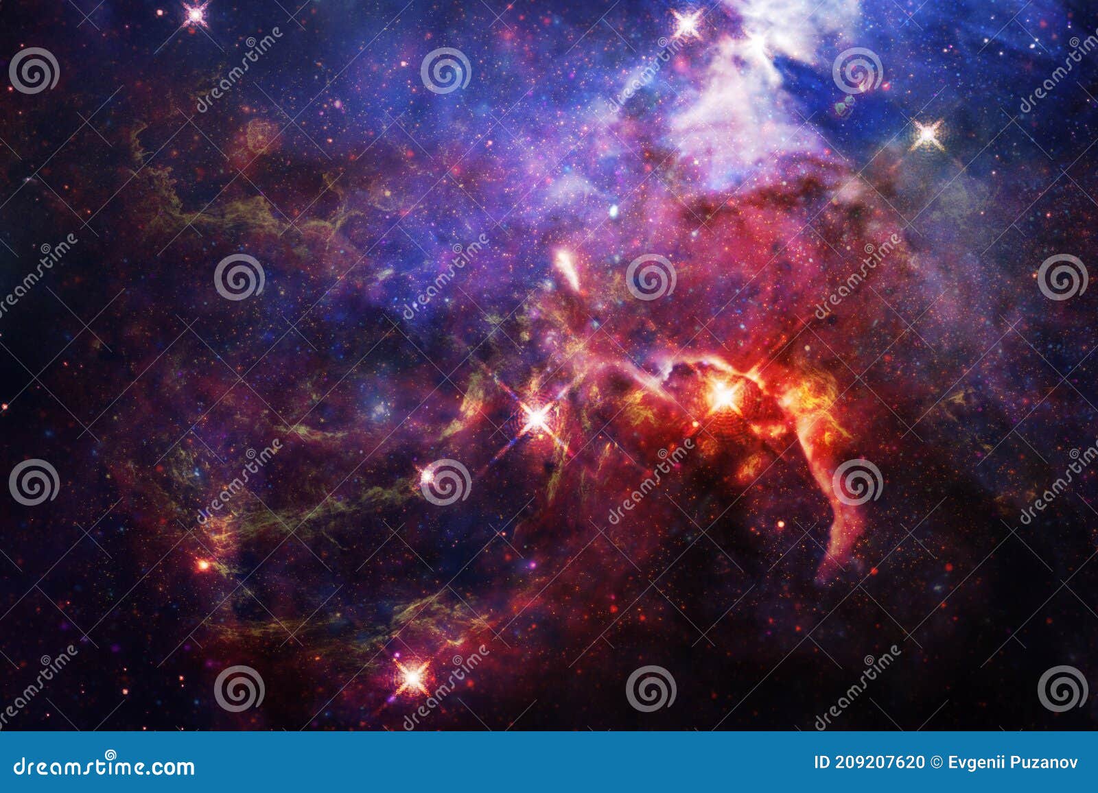 Beautiful Colors of Outer Space. Elements of this Image Furnished by ...