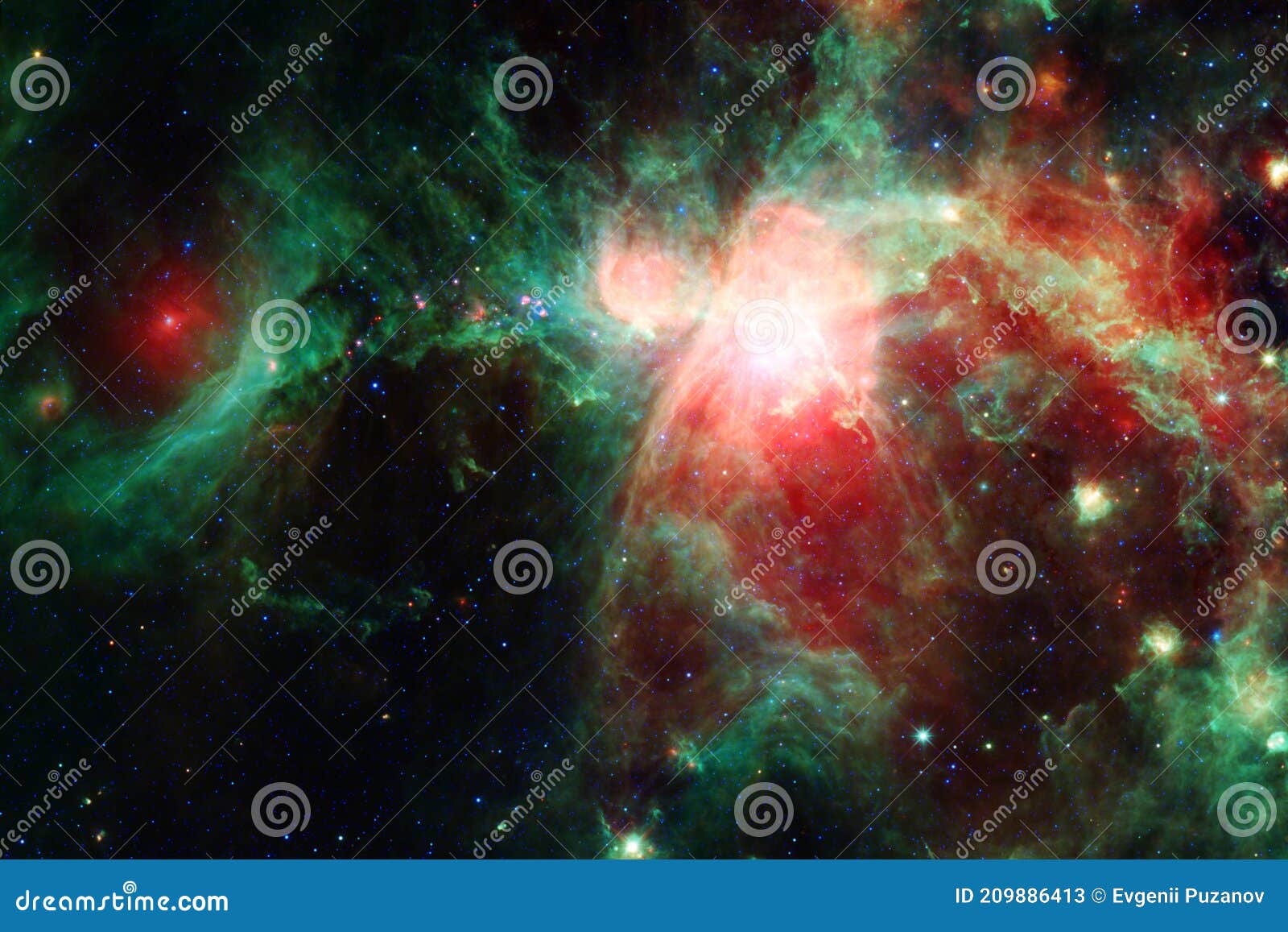 Beautiful Colors of Outer Space. Elements of this Image Furnished by ...