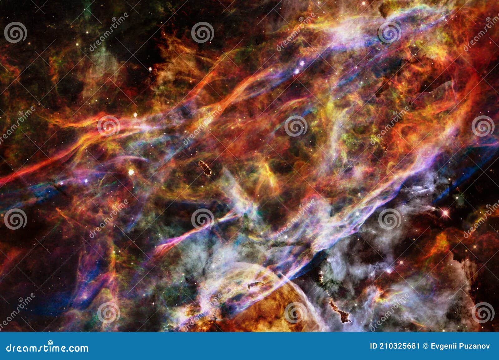 Beautiful Colors of Outer Space. Elements of this Image Furnished by ...