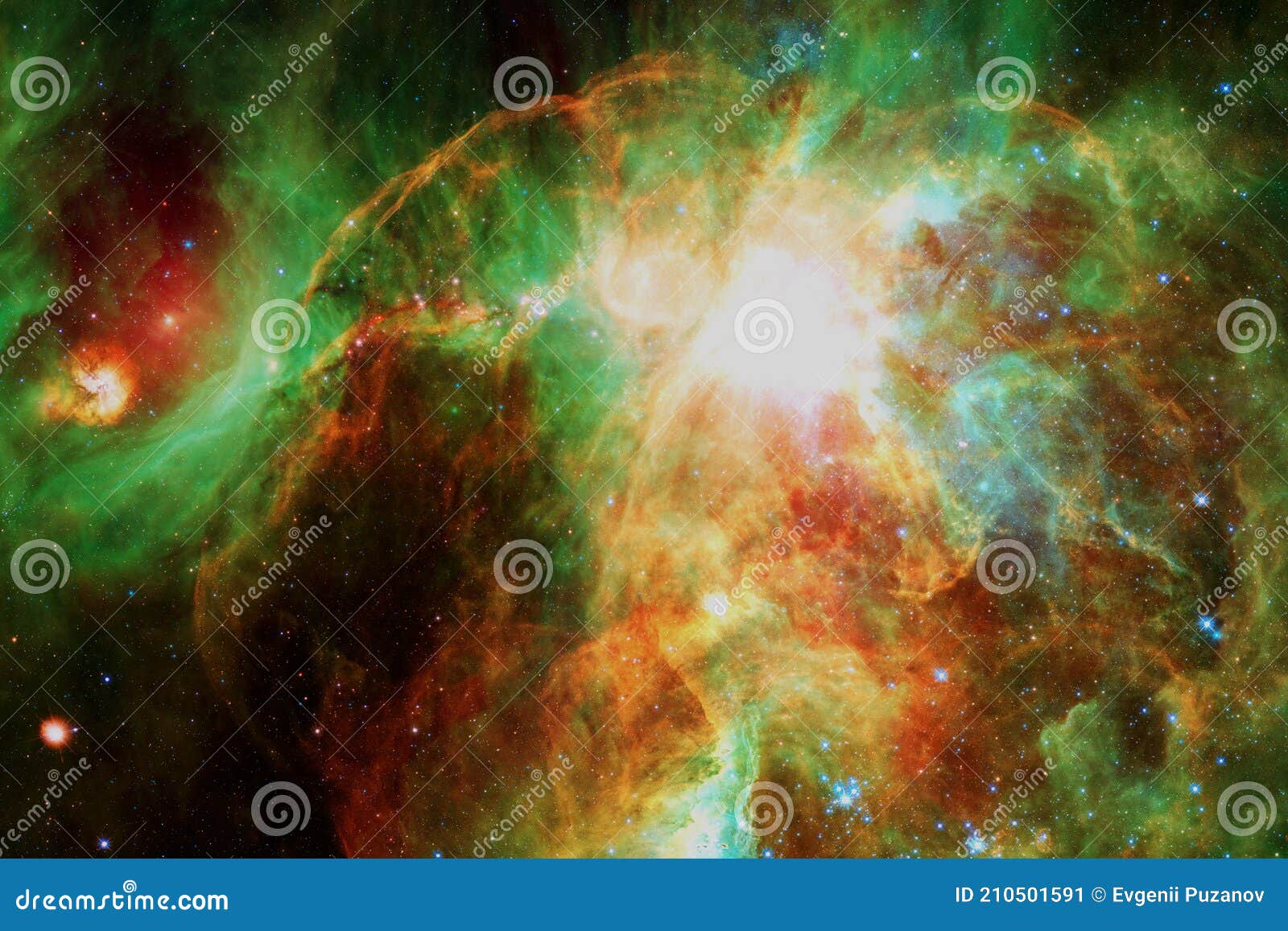 Beautiful Colors of Outer Space. Elements of this Image Furnished by ...