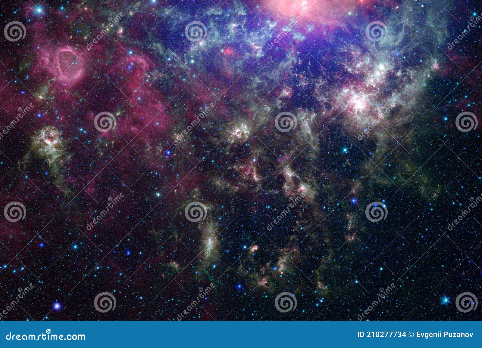 Beautiful Colors of Outer Space. Elements of this Image Furnished by ...