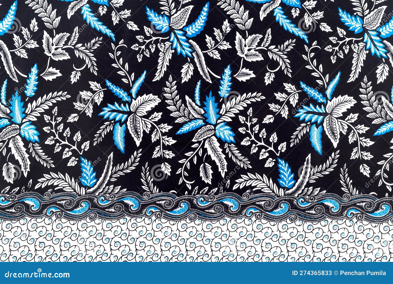 The Beautiful and Colourful of Art Thailand Batik Pattern Stock ...