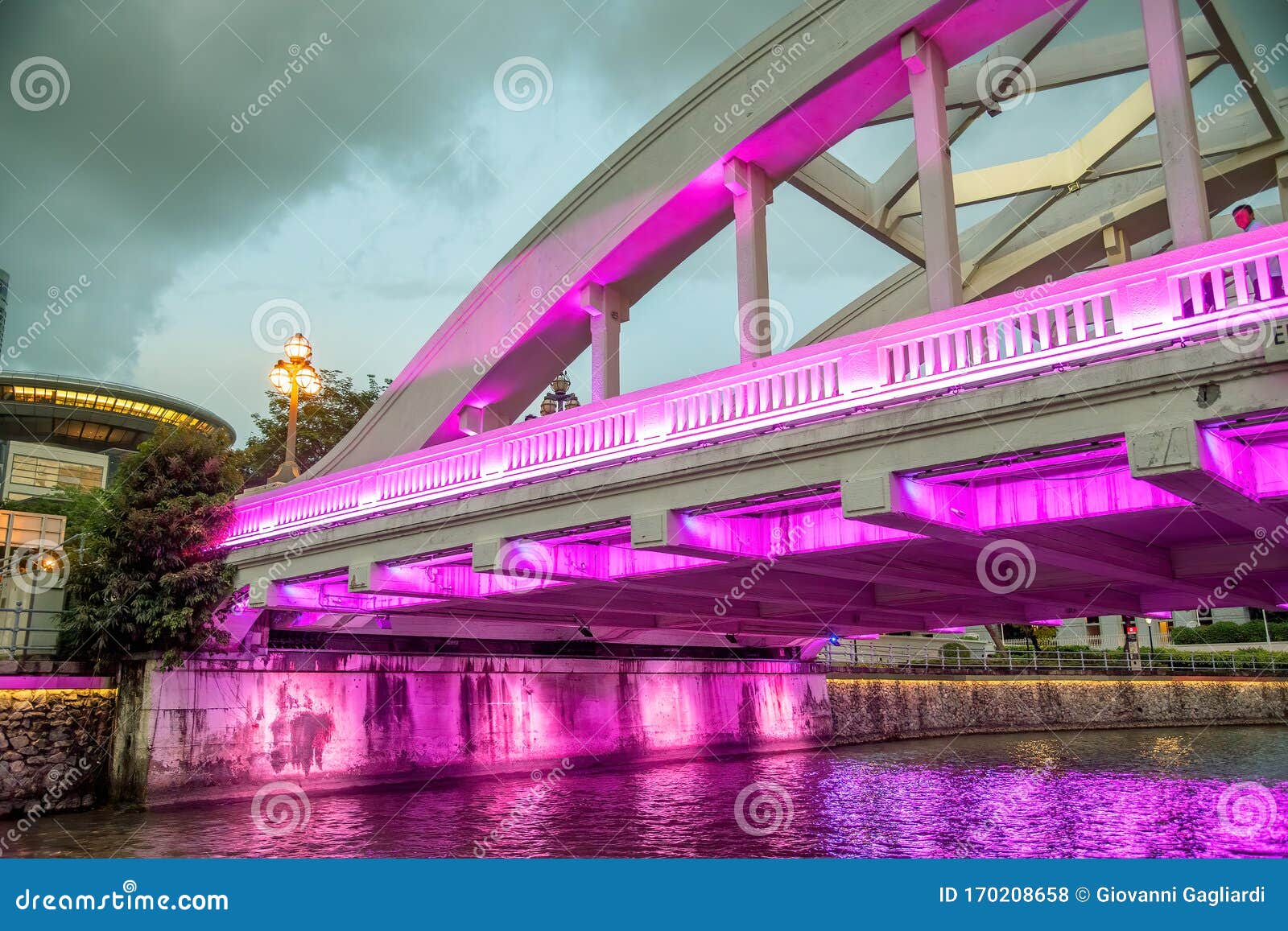 Colourful Bridge Architecture Royalty-Free Stock Photography ...