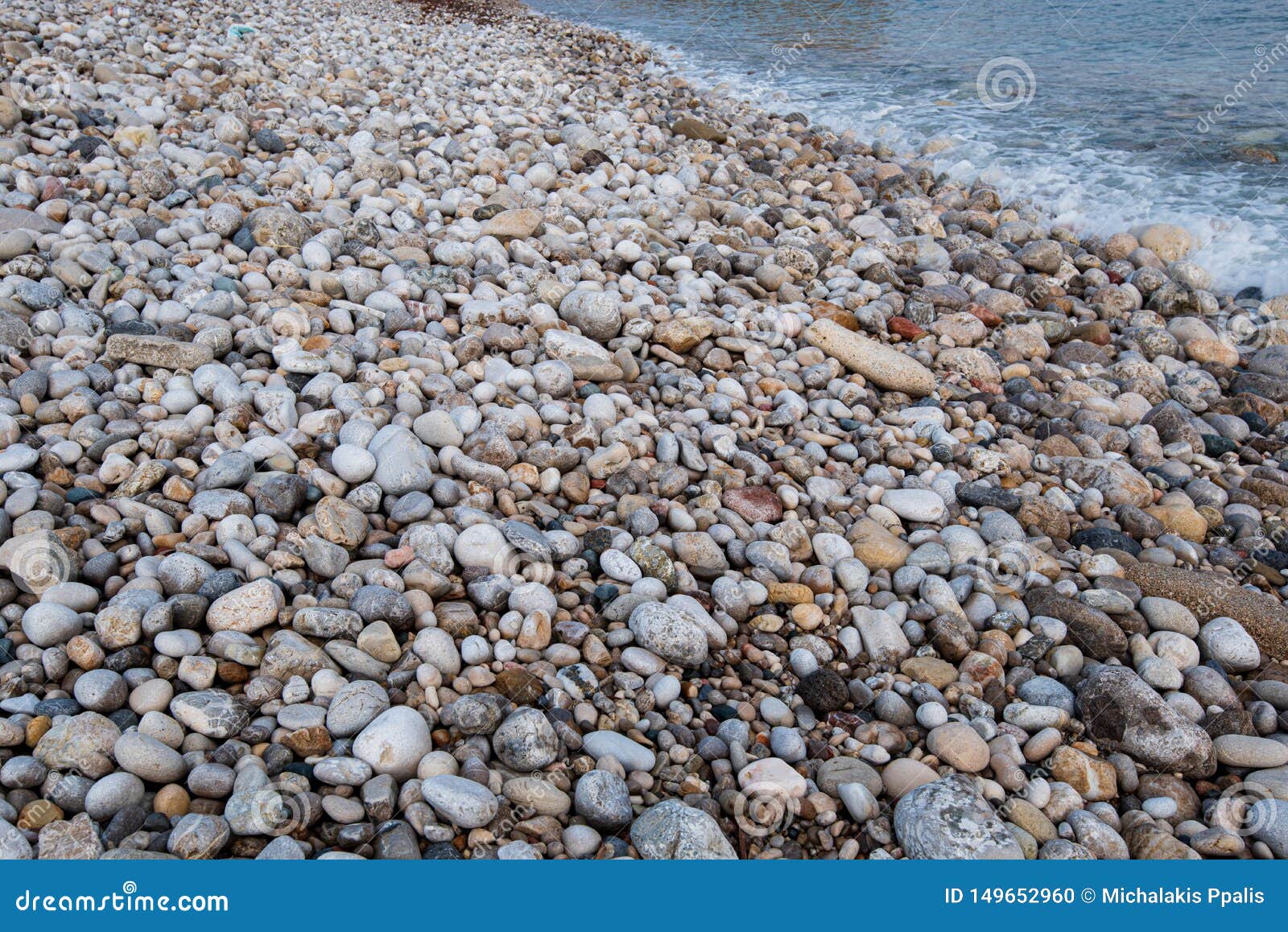 Beautiful and Colourful Sea Pebbles on the Beach Stock Photo - Image of ...