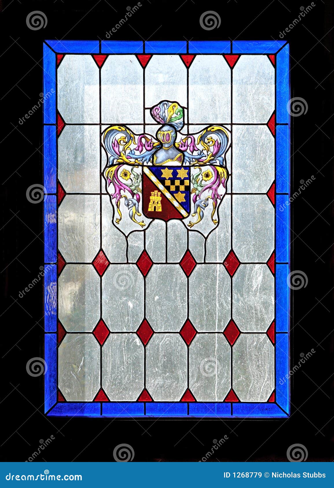Beautiful Colours of a Stained Glass Window Stock Image - Image of ...