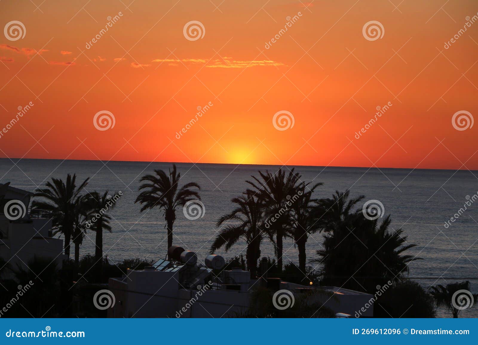 Beautiful Colours at Sunset Outside Paphos in Cyprud Stock Photo ...