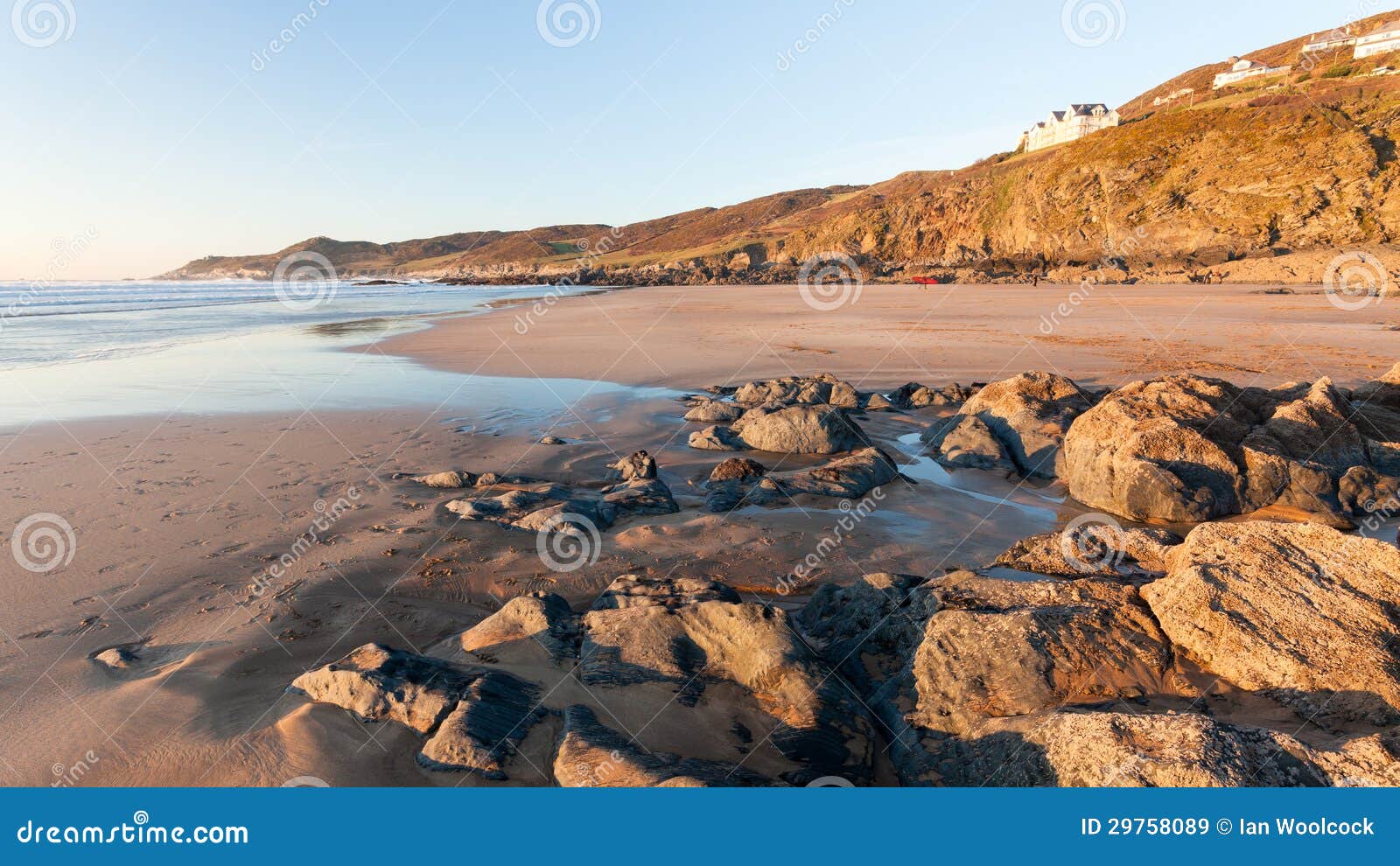 Combesgate Beach Devon stock image. Image of outdoors - 29758089
