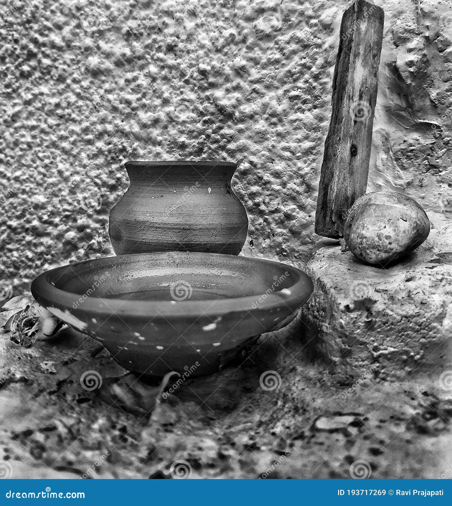 Beautiful Combination of Clay Cup and Stick Stock Image - Image of ...