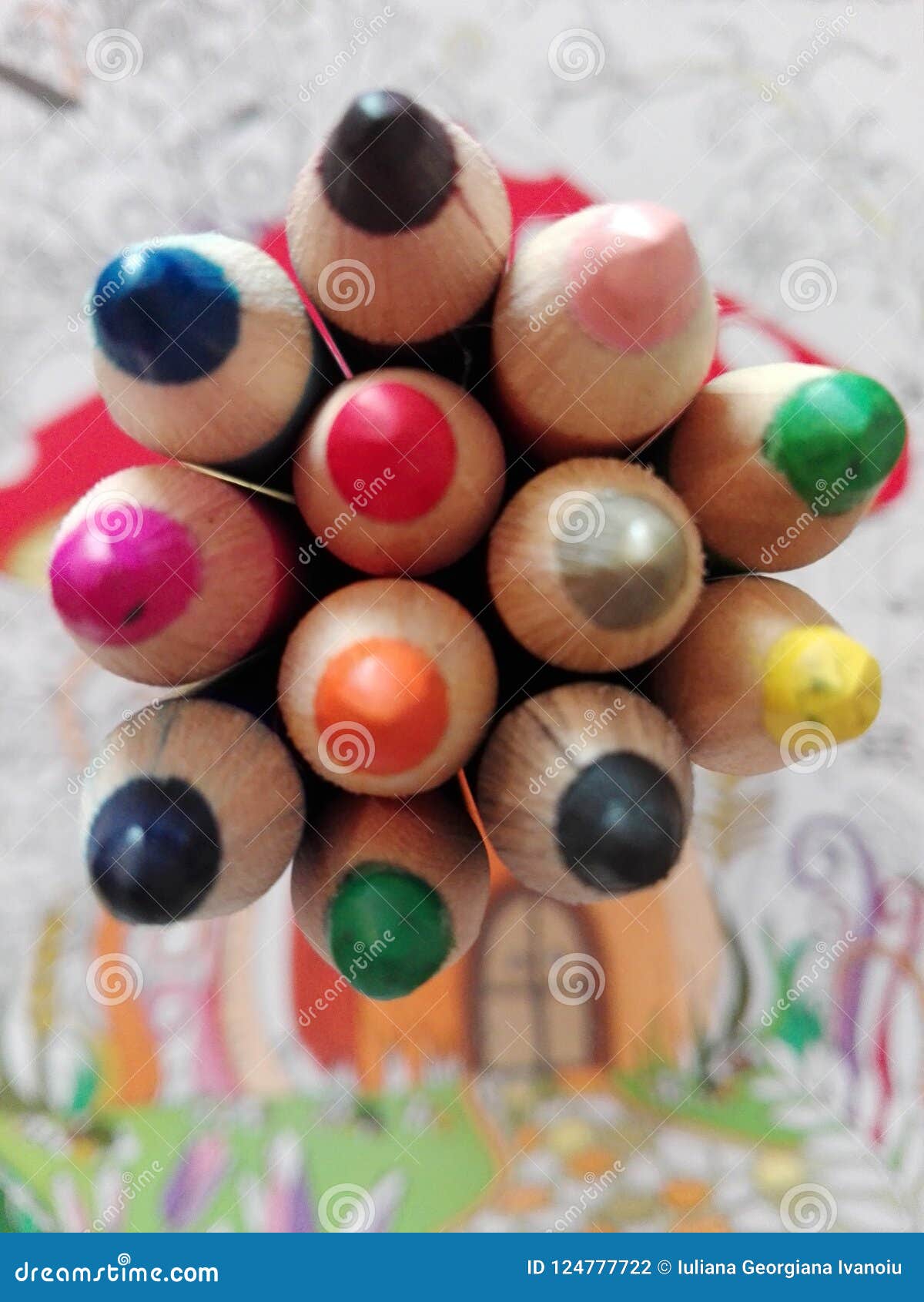 A Little Rainbow of Solid Colors Stock Photo - Image of combination ...