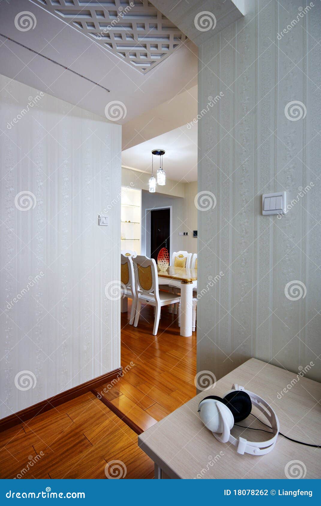 Beautiful and Comfortable Rooms Decorated Stock Photo - Image of estate ...