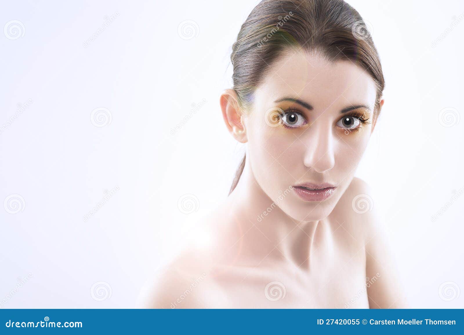 Beautiful Compassionate Woman Stock Image - Image of glamour, introvert ...