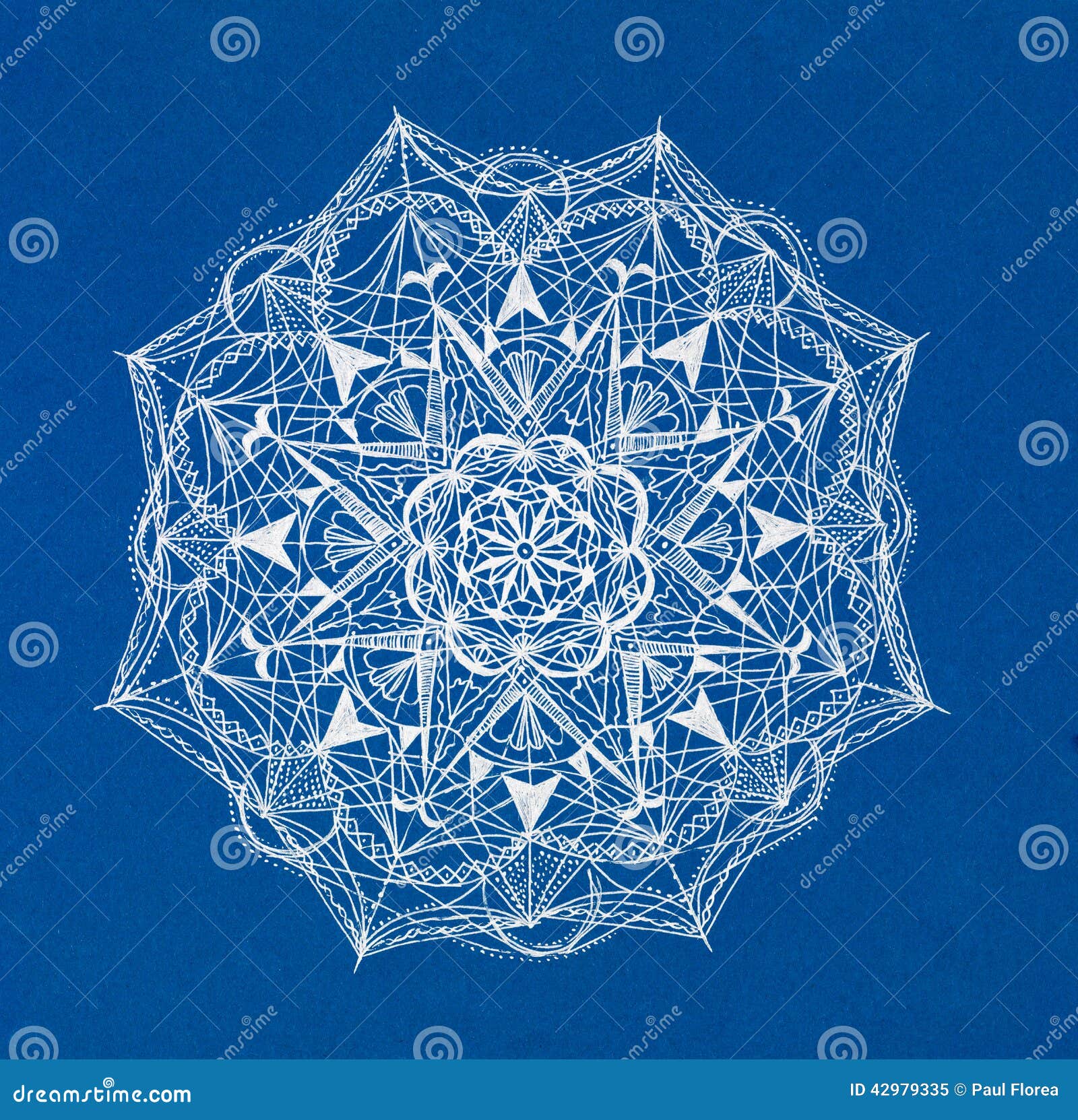 Beautiful Complex Mandala Design Stock Illustration - Illustration of ...
