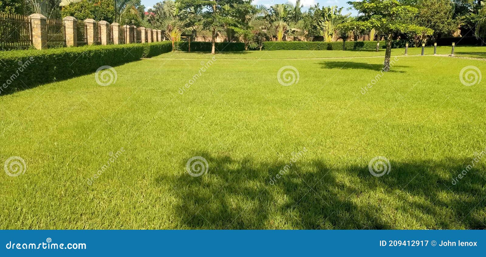 Beautiful Compound in Uganda Stock Image - Image of garden, flower ...