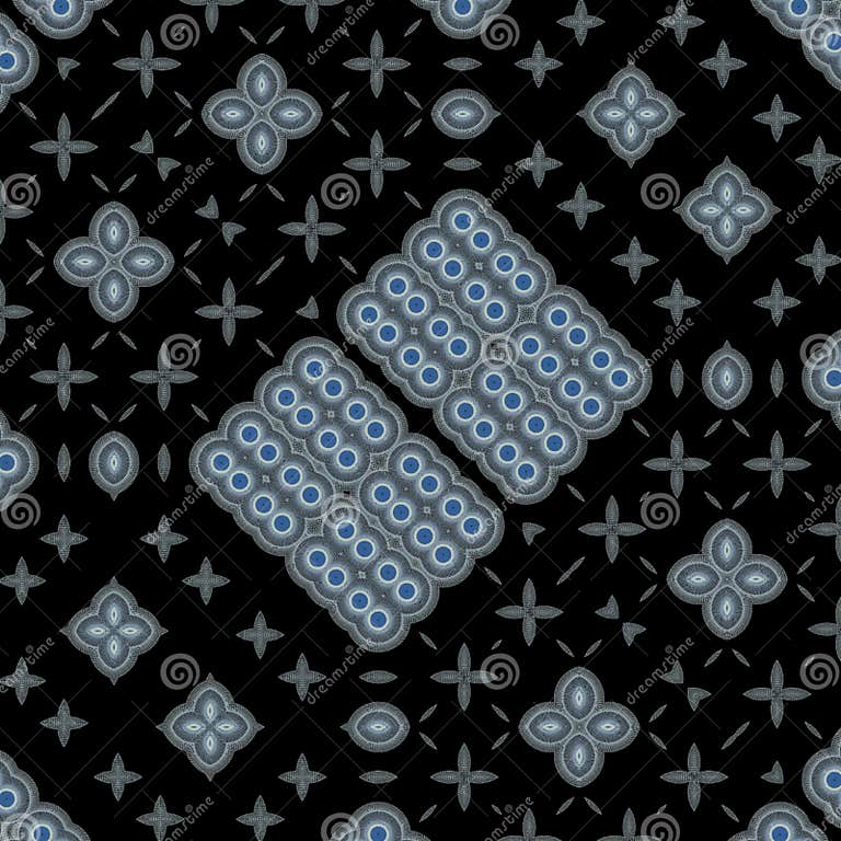 Beautiful Computer Graphics in Black Background Stock Illustration ...