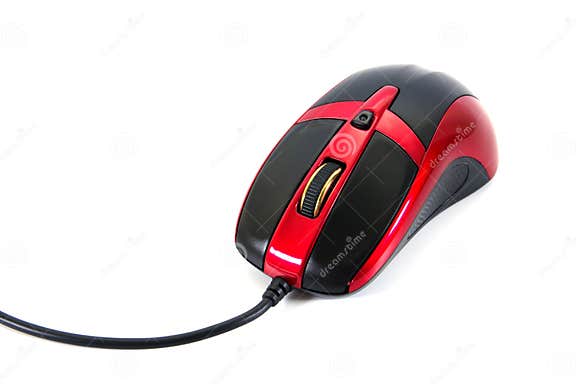 Modern Computer Mouse Isolated on White Background Stock Photo - Image ...