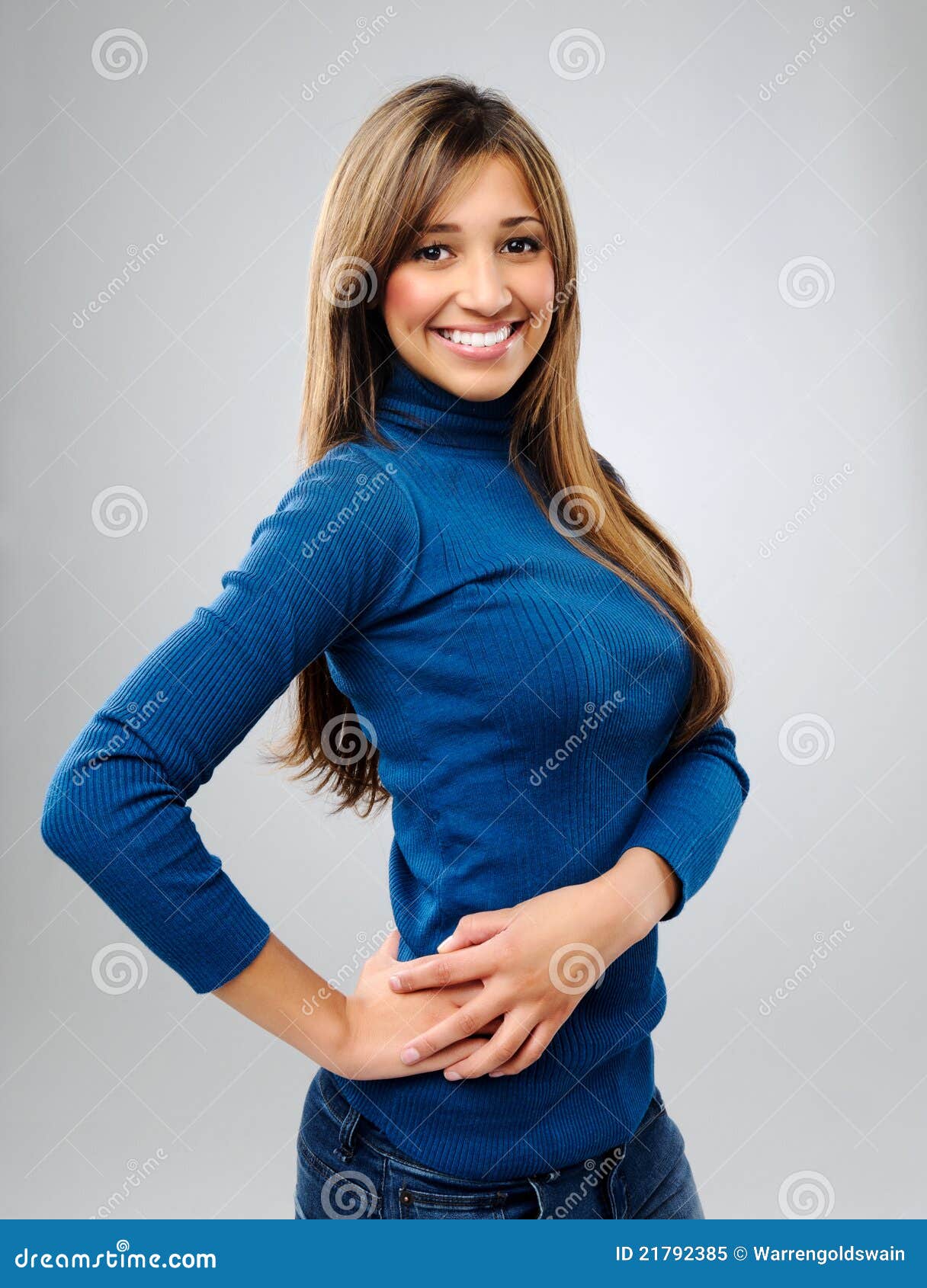 Beautiful confident woman stock image. Image of portrait - 21792385