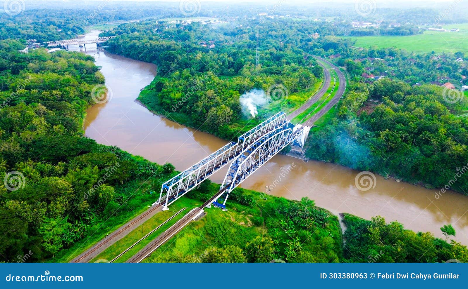 Beautiful Connected Train Bridge from the Dutch Era Stock Image - Image ...