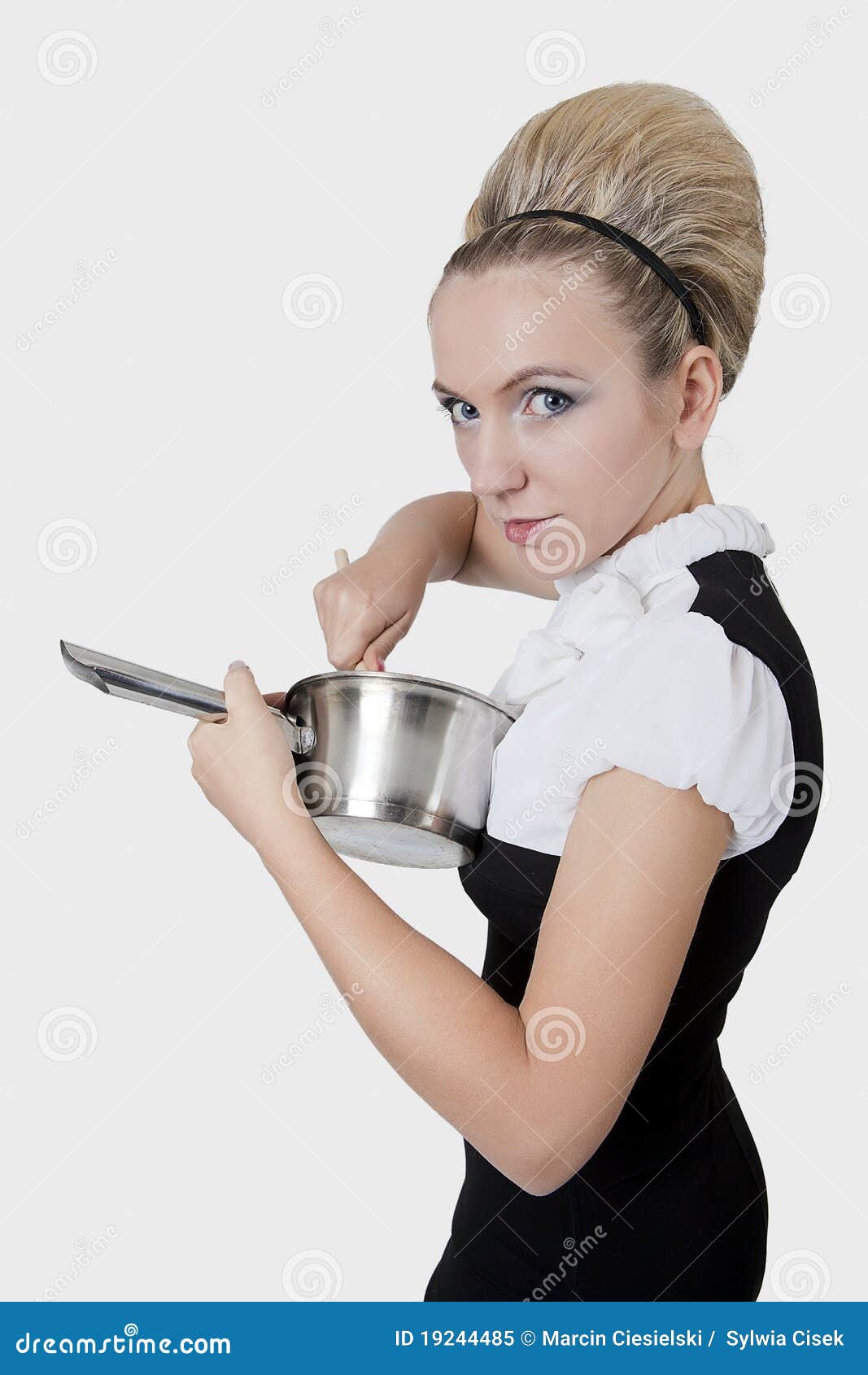 Beautiful cook stock image. Image of hairdo, hairstyle - 19244485