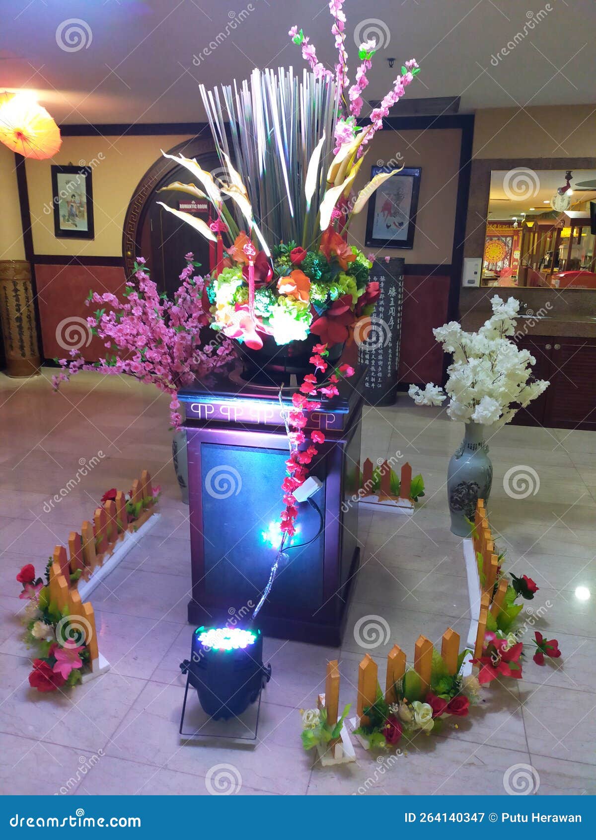 Flower Extension with Spotlight Stock Image - Image of extension ...