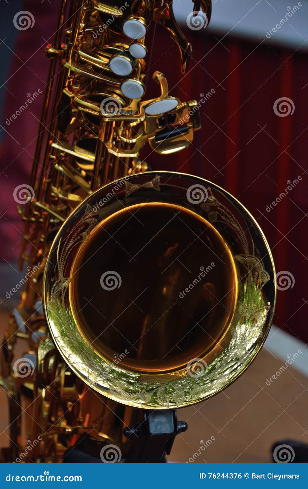 Beautiful copper saxophone stock photo. Image of blow - 76244376
