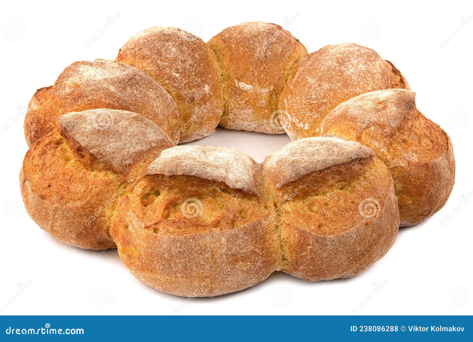 Beautiful Cornbread Isolated on a White Background Stock Photo - Image ...