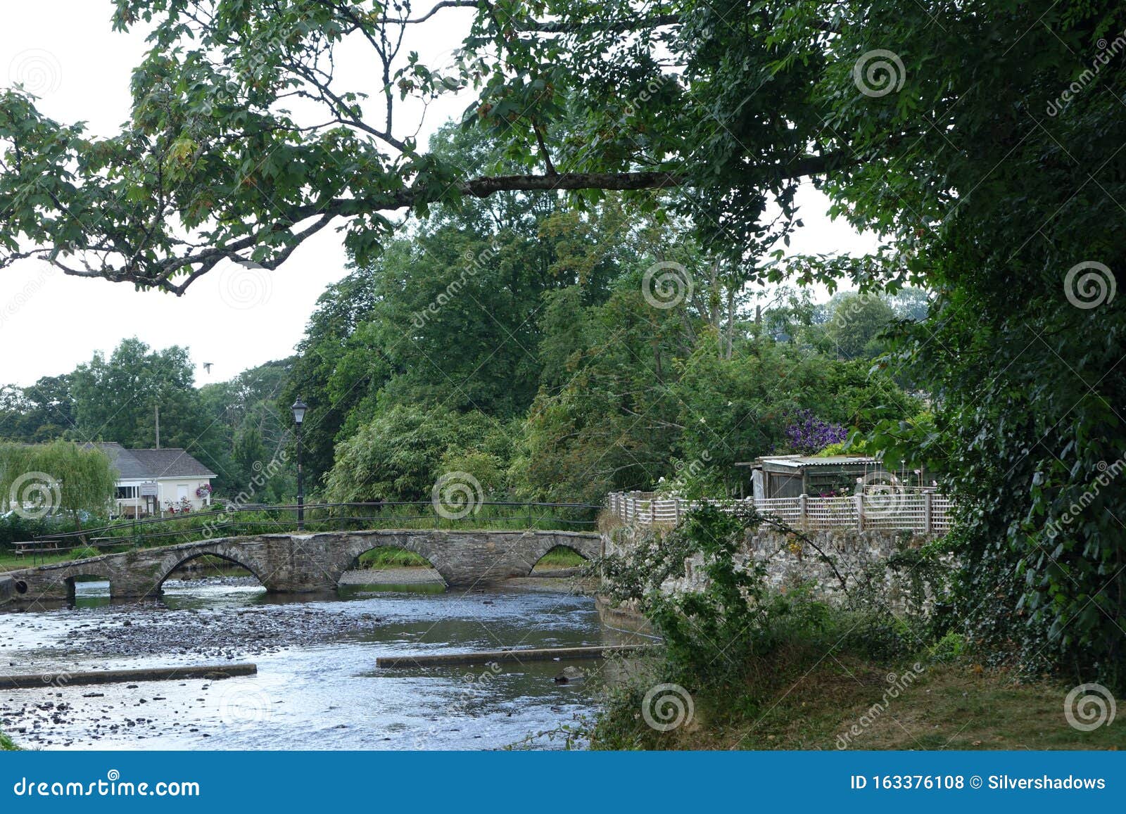 Beautiful Cornish Landscape of Launceston in the Middle of Summer Stock ...